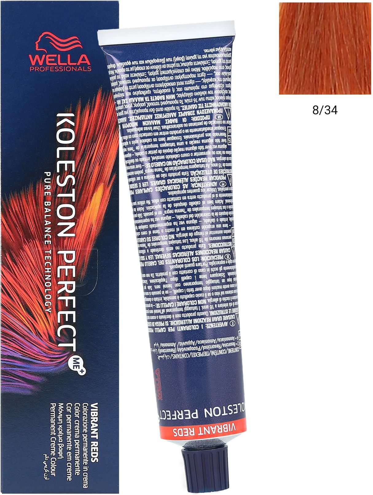 Wella Professionals Koleston Perfect Me+ Farba Do Włosów 8/34 60Ml ...