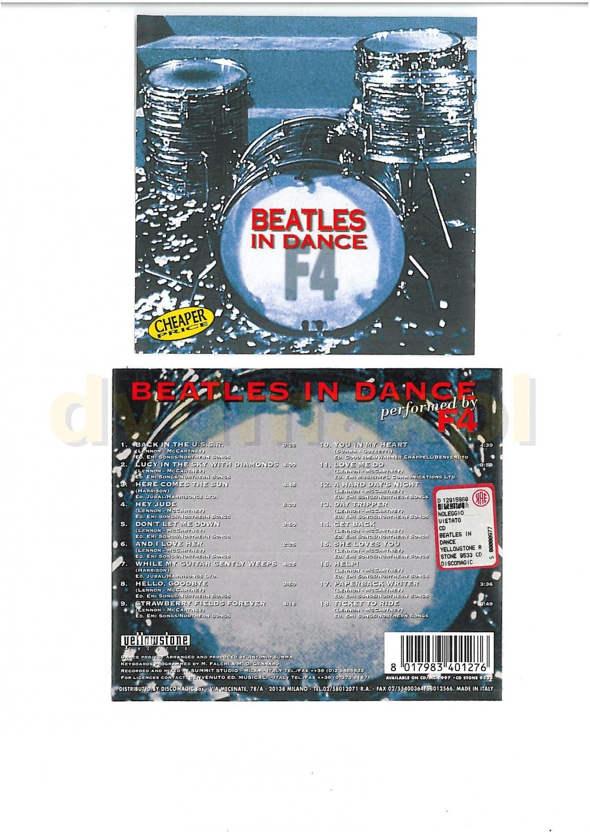 Płyta kompaktowa F4: Beatles In Dance [CD] - Ceny i opinie - Ceneo.pl