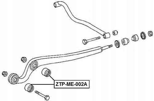 TULEJA WAHACZA MERCEDES G KLASA PRZÓD 4603330314 - Opinie i ceny na ...