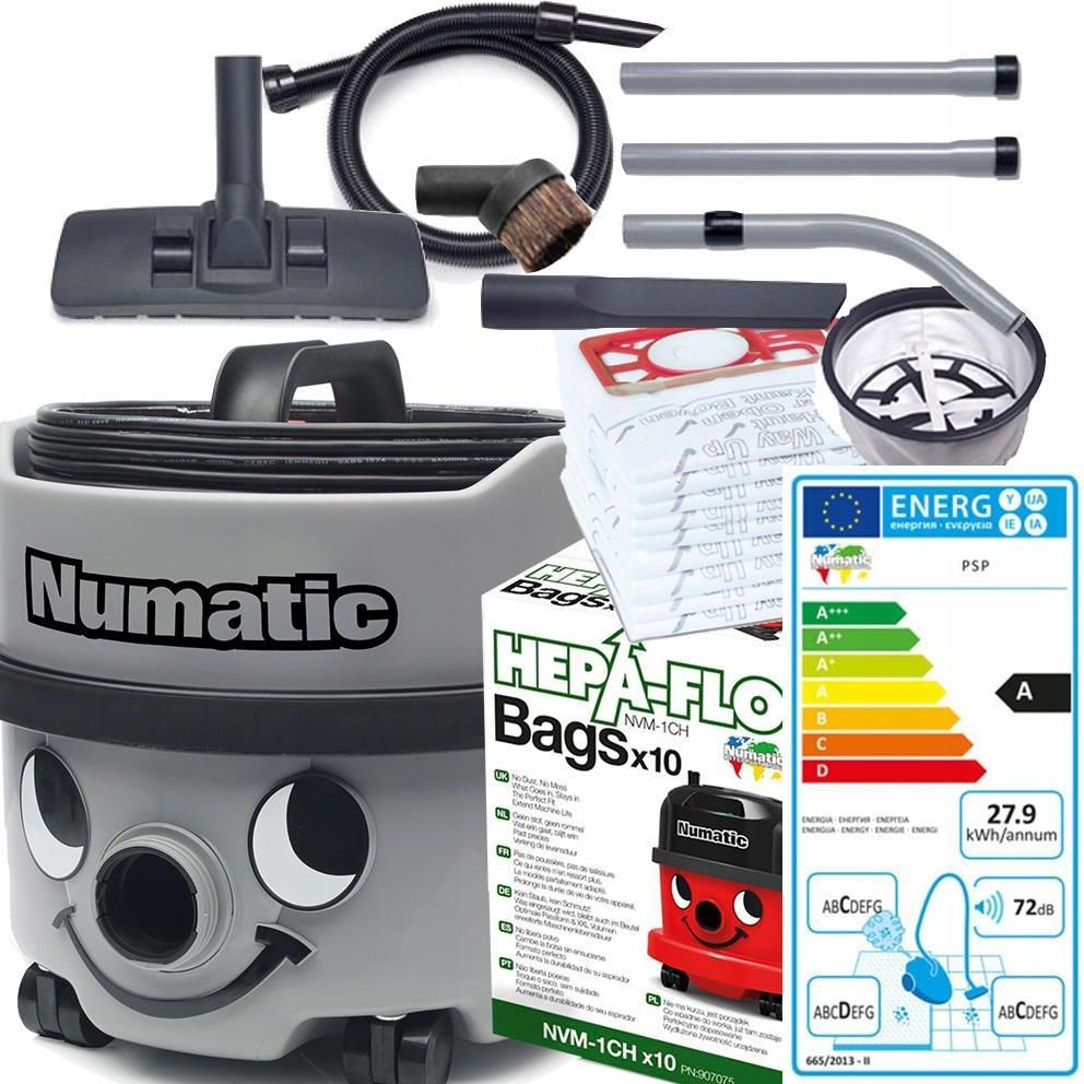Numatic Nvh 370-11 Odkurzacz Profesjonalny Do Pracy Na Sucho - ceny i ...