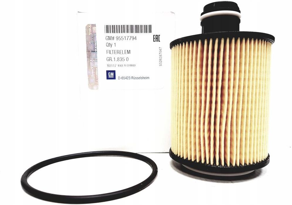 Filtr oleju OE OPEL FILTR+OLEJ 5W30 5L ASTRA J 2.0 CDTI GM 95517794;GM ...