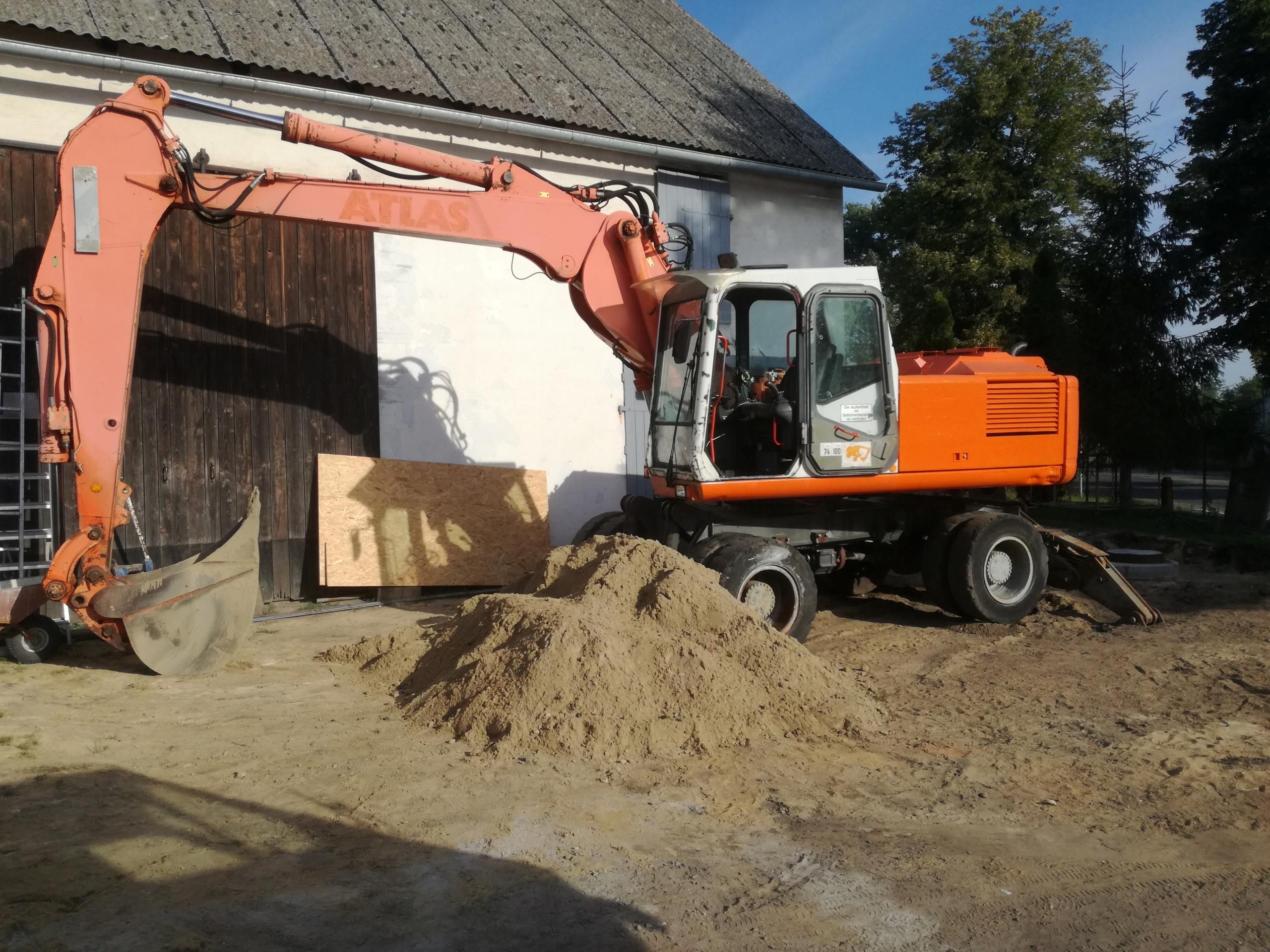 Koparka Atlas 1604 pełne koła przeładunkowa - Opinie i ceny na Ceneo.pl