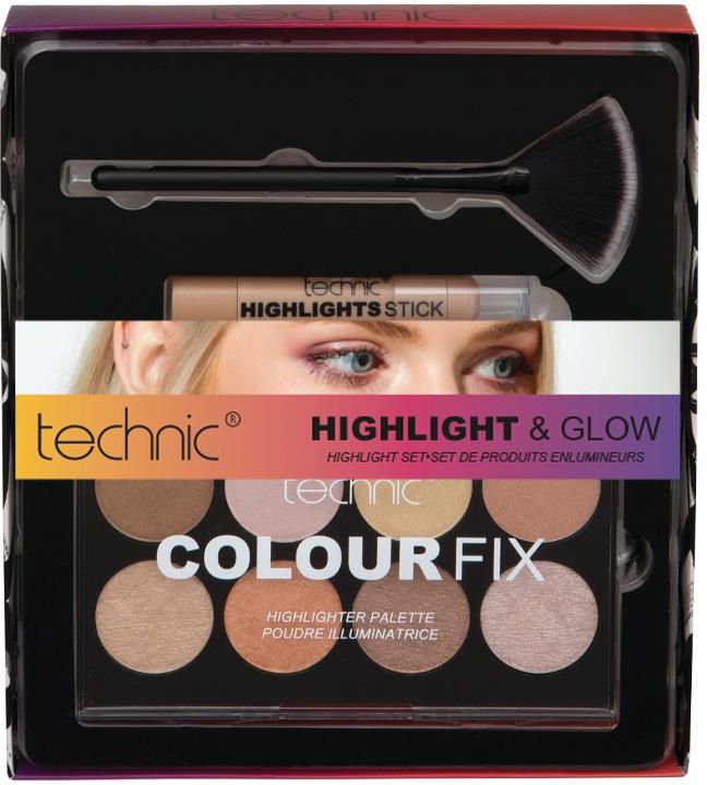 Technic Highlight & Glow Highlight Set Zestaw Rozświetlaczy Do Twarzy ...