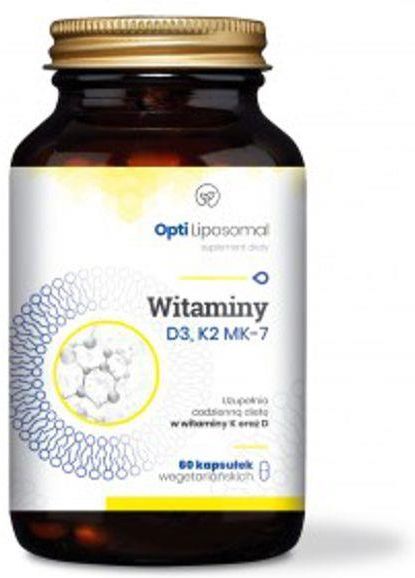 Optiliposomal Witaminy D3 K2 Mk-7 Naturday Zdrowe Kości Osteoporoza ...