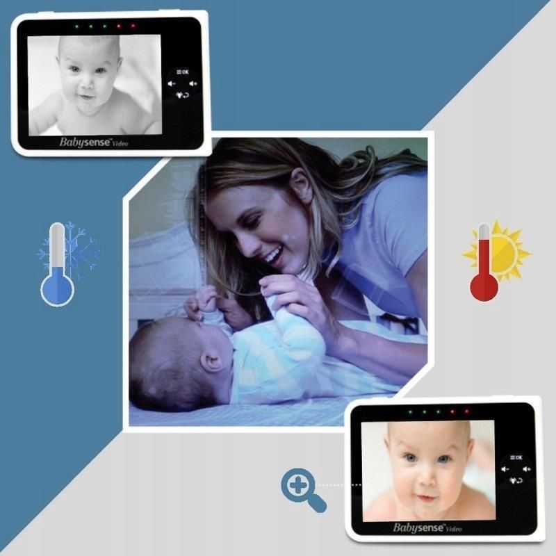 Hisense Elektroniczna Niania Babysense Video 3 5 + Dwie Kamery I ...