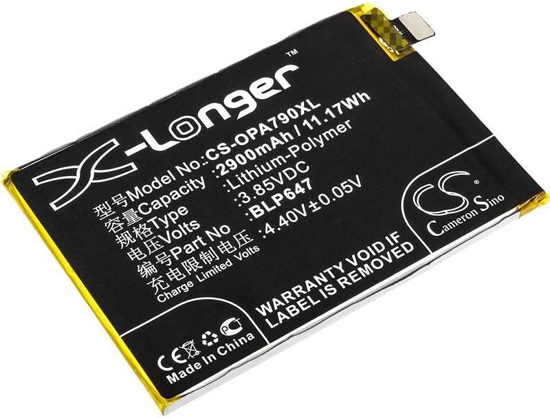 Bateria Cameron Sino Oppo A79 / BLP647 2900mAh 11.17Wh Li-Polymer 3.85V ...