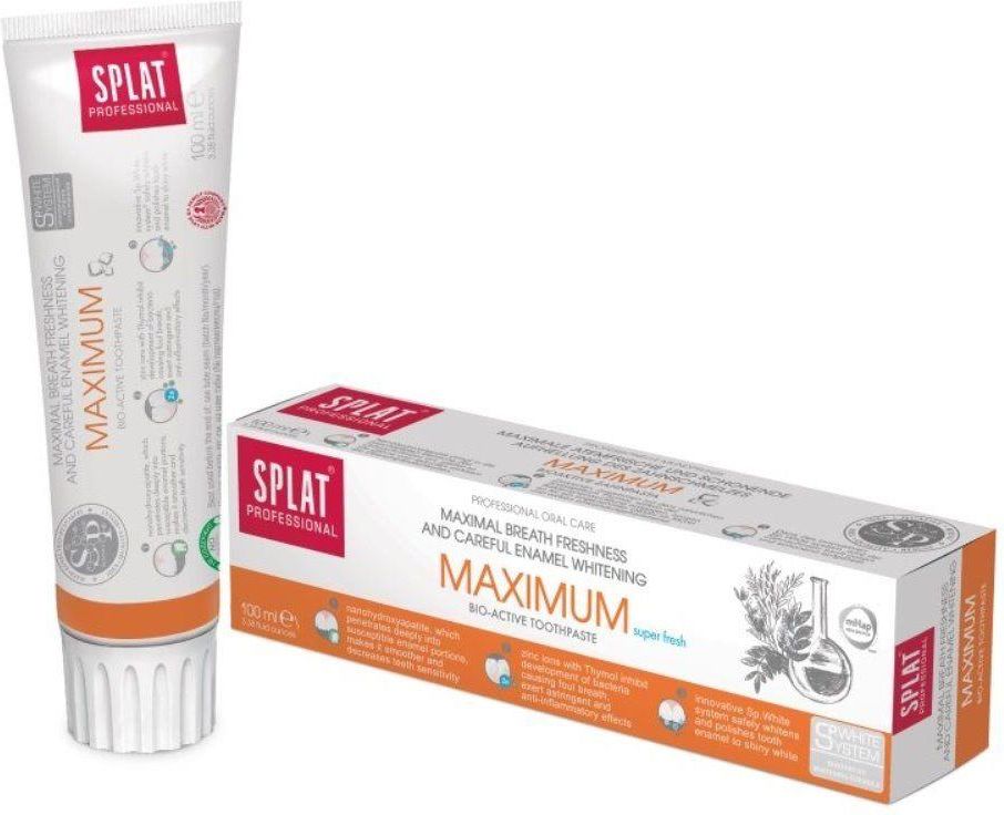 Splat Professional Maximum Toothpaste Delikatnie Wybielająca Pasta Do ...