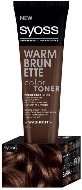 Syoss Color Toner Krem Tonujący Do Włosów Ciepły Brąz 150Ml - Opinie i ...