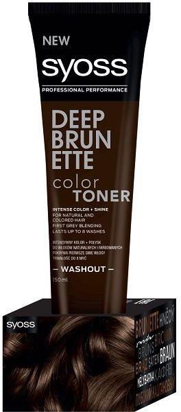 Syoss Color Toner Krem Tonujący Do Włosów Ciemny Brąz 150Ml - Opinie i ...