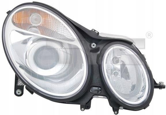 Lampa przednia MERCEDES E W211 02-06 REFLEKTOR LAMPA H7+H7 LEWY ...
