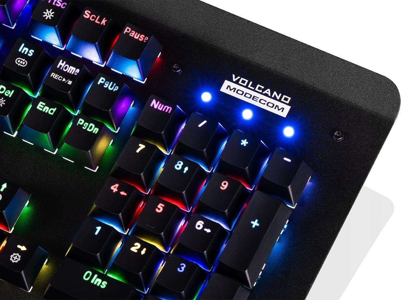 Klawiatura MODECOM Volcano Hammer 2 RGB US Layout (K-MC-HAMMER2-U-BROWN ...