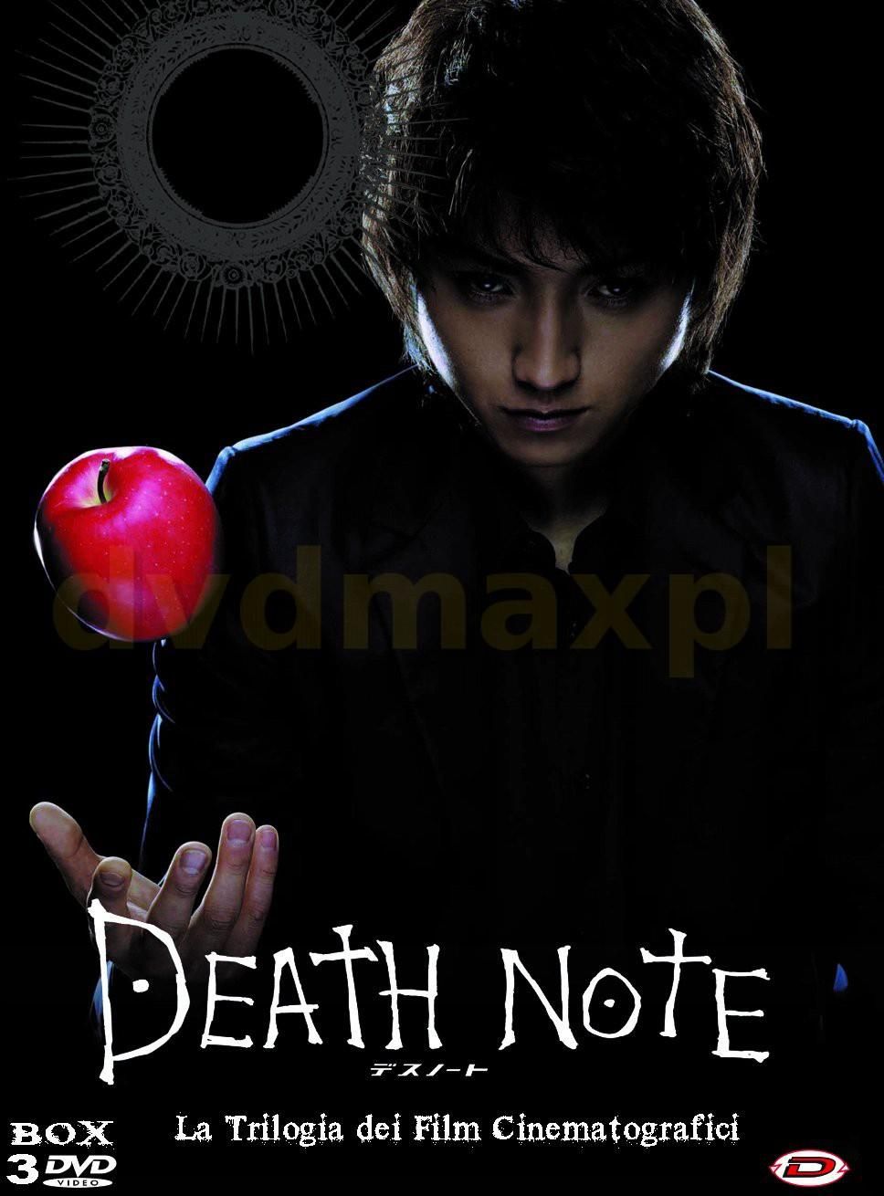 Film DVD Death Note - Trilogy (Notatnik śmierci - Trylogia) [3DVD ...