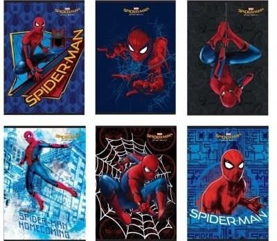 Eurocom Marvel Spider-Man Zeszyt A5 W Kratkę 54 Kartki 10 Sztuk Mix ...