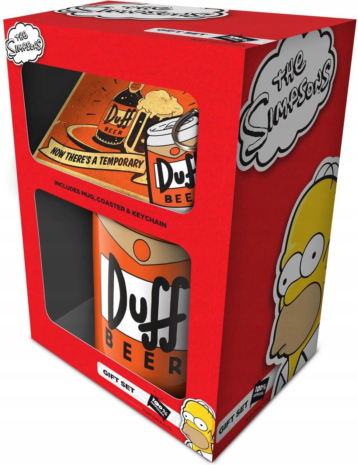 The Simpsons Duff Beer - zestaw na prezent - Ceny i opinie - Ceneo.pl