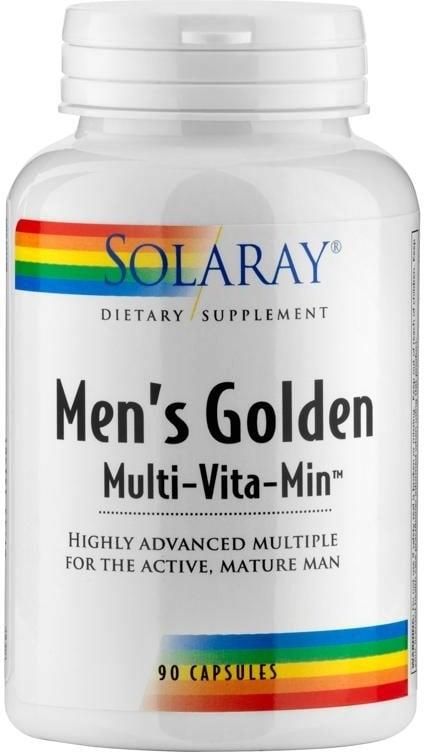 Solaray Men's Golden Vitamins 64 g - Opinie i ceny na Ceneo.pl