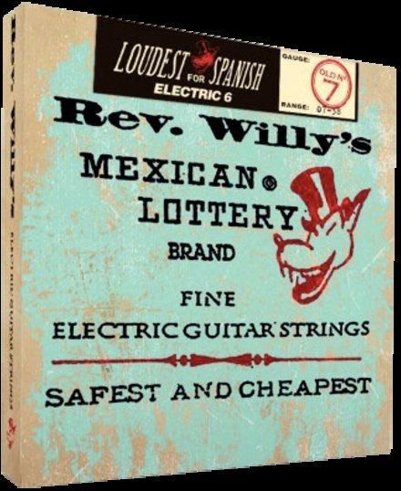 Struna Dunlop Rev Willy Mexican Lottery Strings Light 008-040 - Ceny i ...