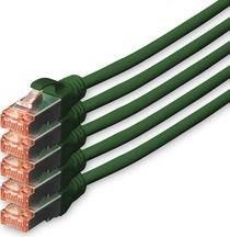 Digitus Patchcord CAT5e, S-FTP, 10m, 5 sztuk (DK-1644-100-G-5) - Elementy montażowe - Opinie i ...