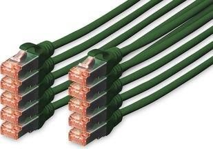Digitus Patchcord CAT6, S-FTP, 0.5m, 10 sztuk (DK-1644-005-G-10) - Elementy montażowe - Opinie i ...