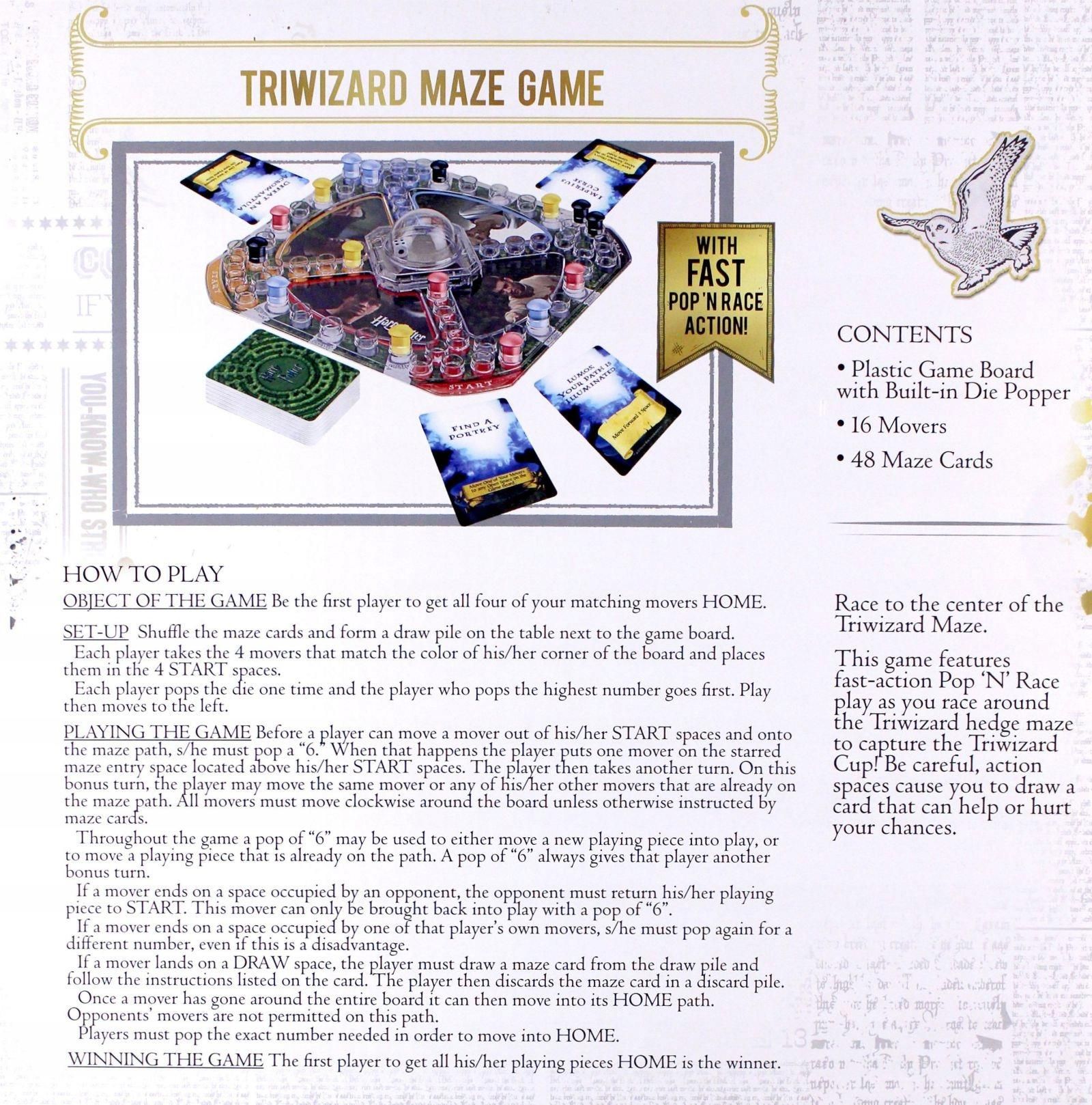 Harry Potter Triwizard Maze Game - Gra dla dziecka - Ceny i opinie ...