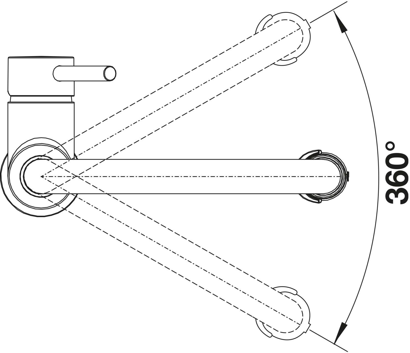 Blanco Catris-S Flexo PVD Steel (525792) - Bateria kuchenna, typ ...