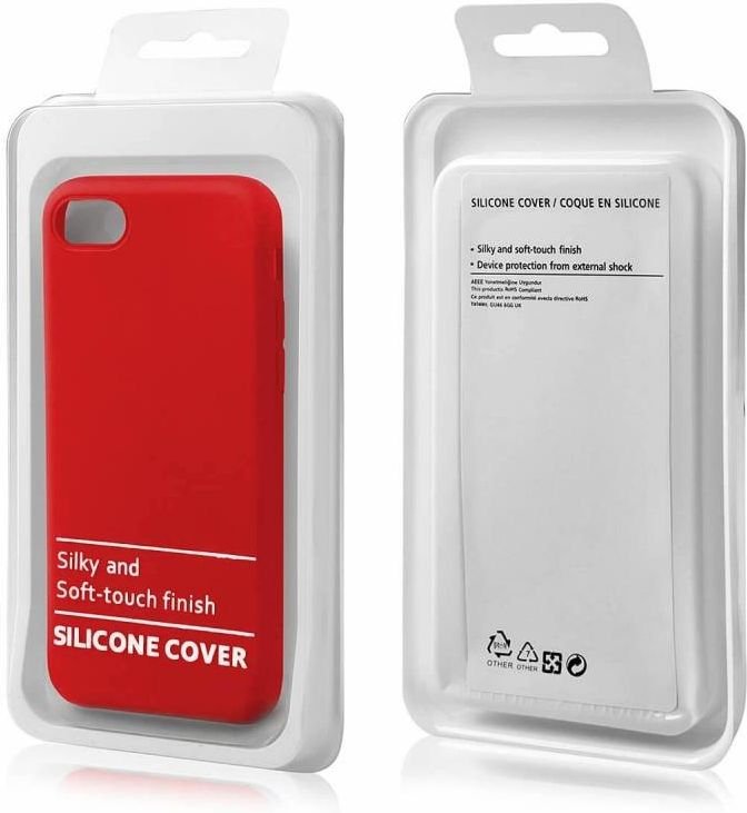 Verna, Reverse, etui ochronne Silicone Cover, Samsung Note 10, czerwone ...