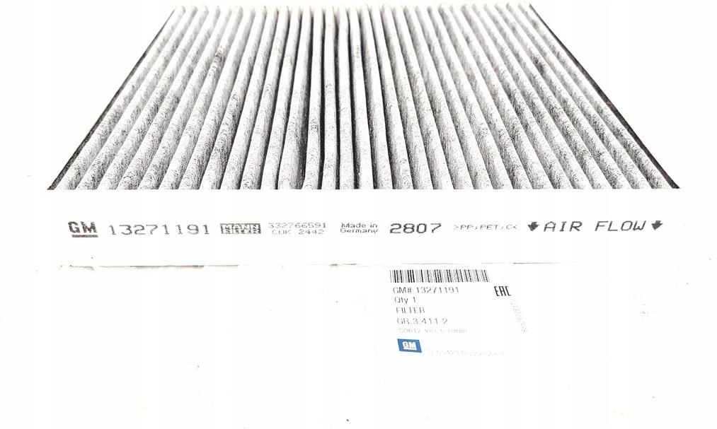 Filtr kabinowy OE OPEL FILTR KABINOWY OPEL ZAFIRA TOURER C GM 13271191 ...