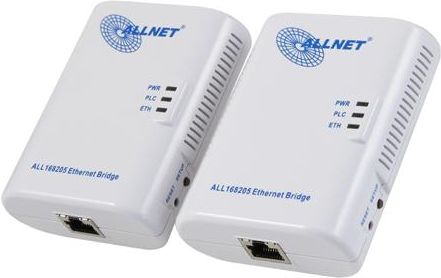 Power Line Communication PLC Allnet ALL168205 200Mbit Starter zes ...
