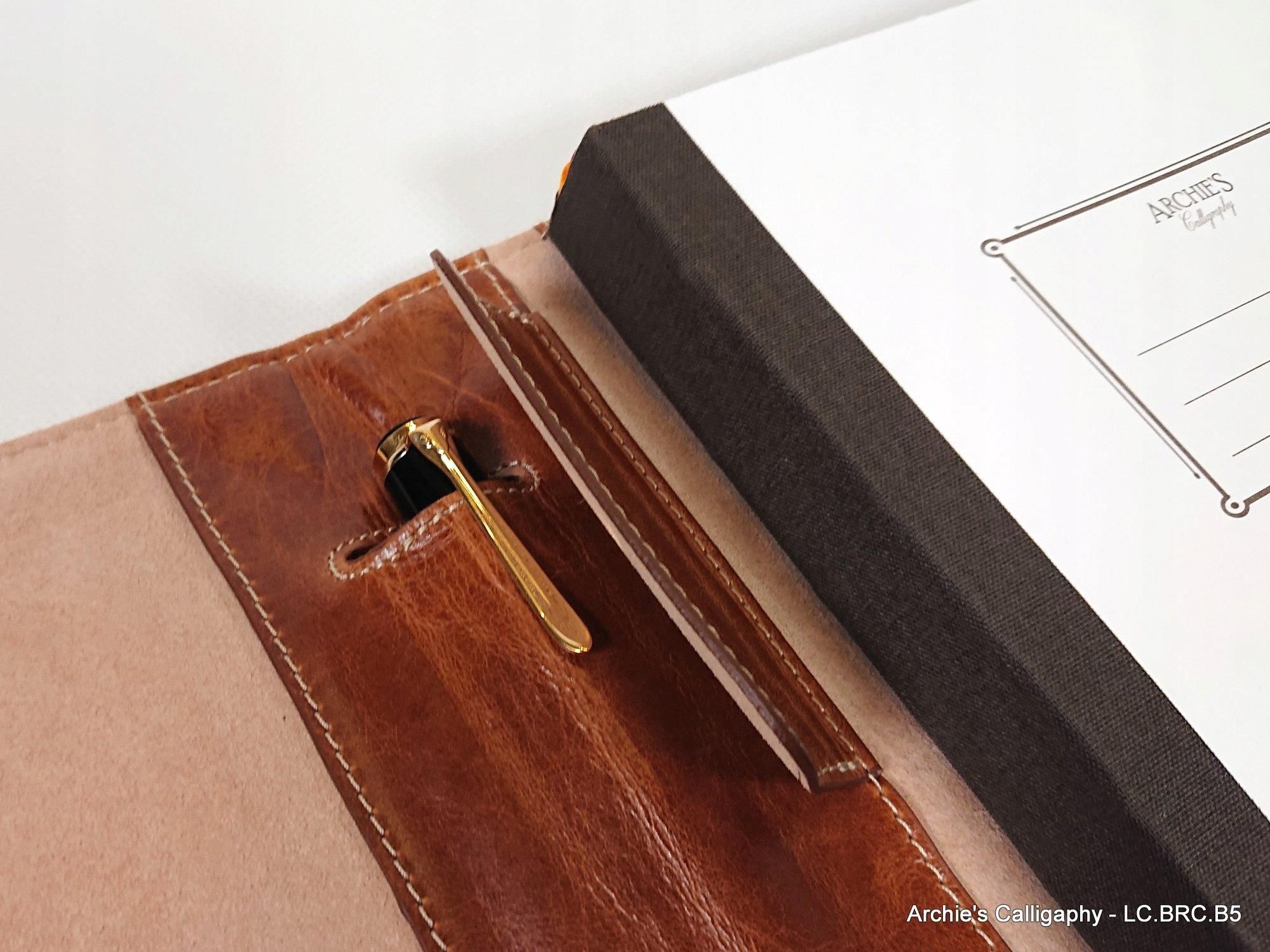 Okładka Skórzana Notes Planner B5 Koniak Brąz - Ceny i opinie - Ceneo.pl