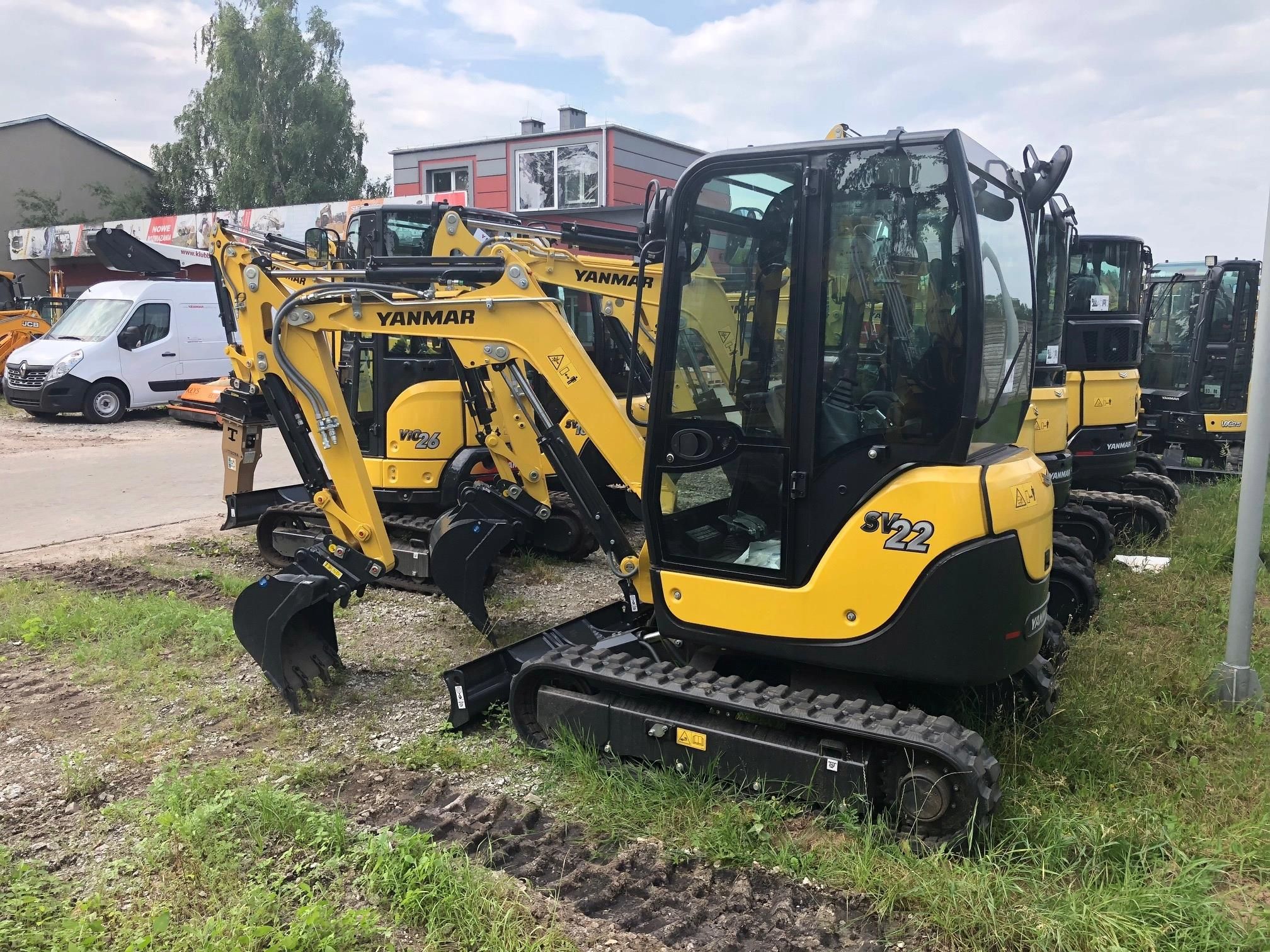 YANMAR SV22 mini koparka, nowa, 3 łyżki - Opinie i ceny na Ceneo.pl