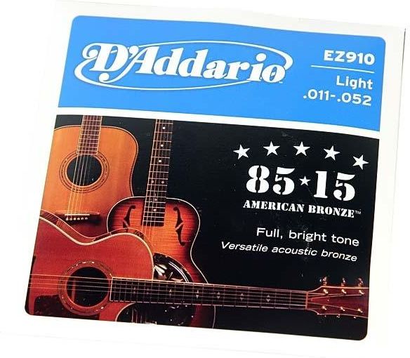Struna struny do gitary akustycznej D'ADDARIO EZ910 /011-052/ - Ceny i ...