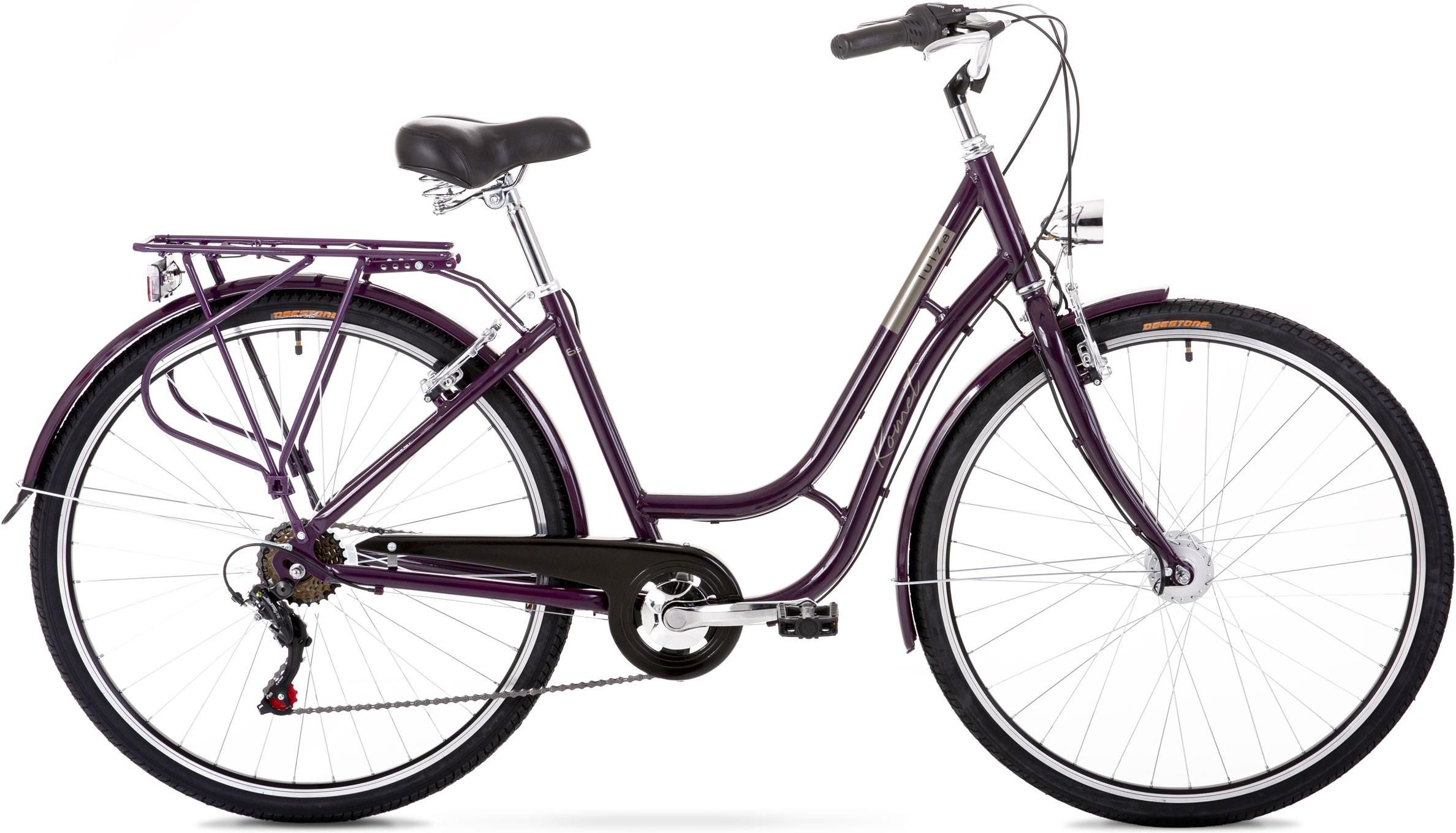 Romet Luiza 6S Fioletowy 28 2020 - Rowery Miejskie Damskie - Ceny i ...