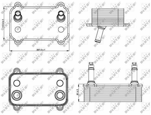 Chłodnica oleju, olej silnikowy 31288 NRF - Opinie i ceny na Ceneo.pl