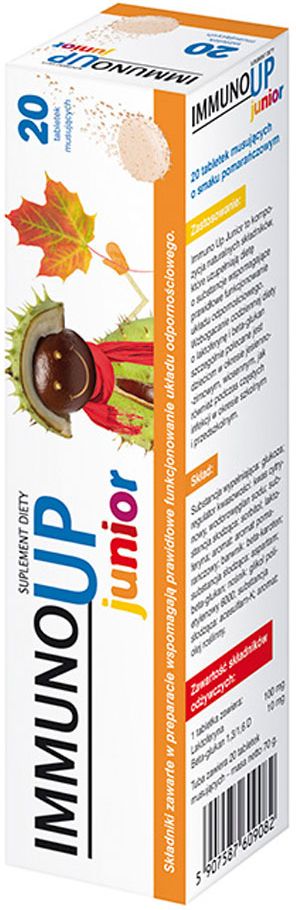 Immuno Up Junior 20 Tabl. - Opinie i ceny na Ceneo.pl