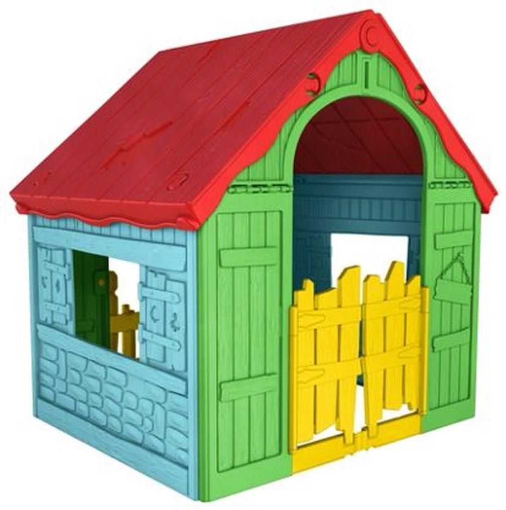 Keter Foldable Play Domek Ogrodowy House Kolorowy 17202656 - Ceny i ...