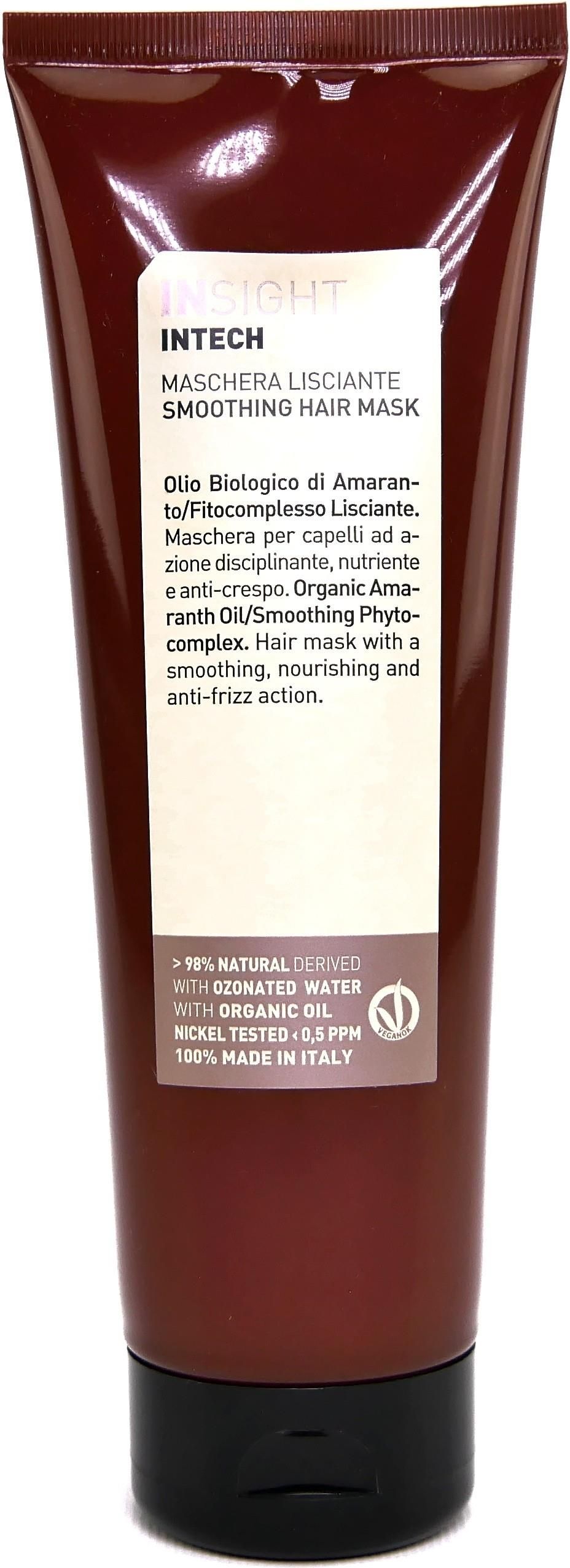 Maska do włosów Insight Intech Smoothing Hair Mask Maska Wygładzająca ...