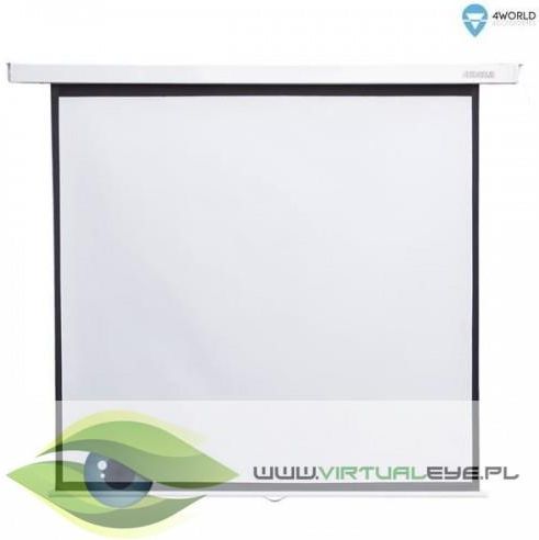 Ekran projekcyjny 4World Ekran Ścienny 200×200Cm 120Cali (1:1) Matt ...