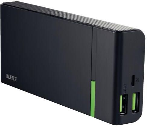 63130095 Power Bank 10400 mAh Leitz Complete z USB Czarny - Ceny i ...