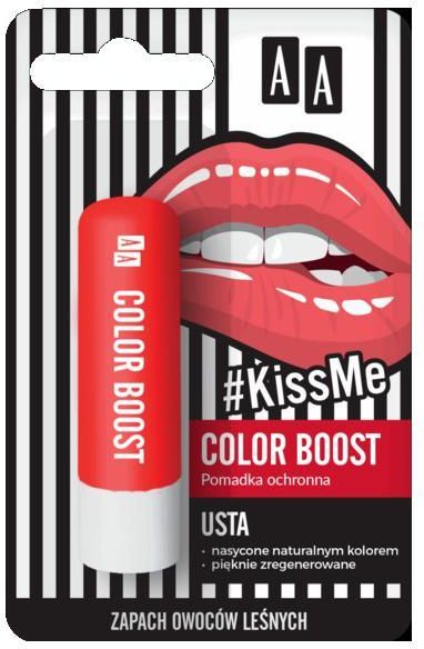 Aa Cosmetics #kissme Pomadka Ochronna Do Ust Color Boost Lipstick 3,8g ...