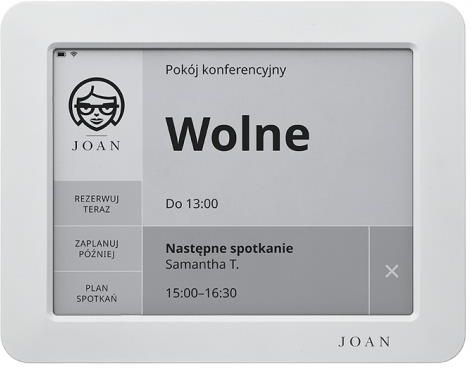 Visionect System Rezerwacji Sal Joan 6 [Szary] - ceny i opinie - Ceneo.pl