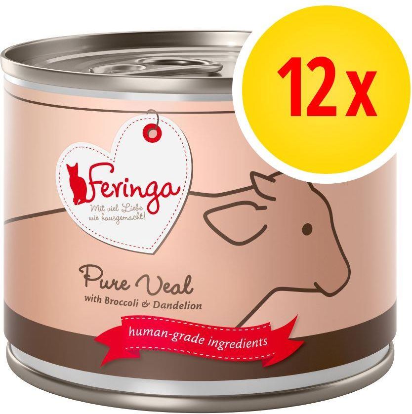 Karma Feringa Menu Cielęcina Z Brokułami I Mniszkiem 12X200G - Ceny i ...