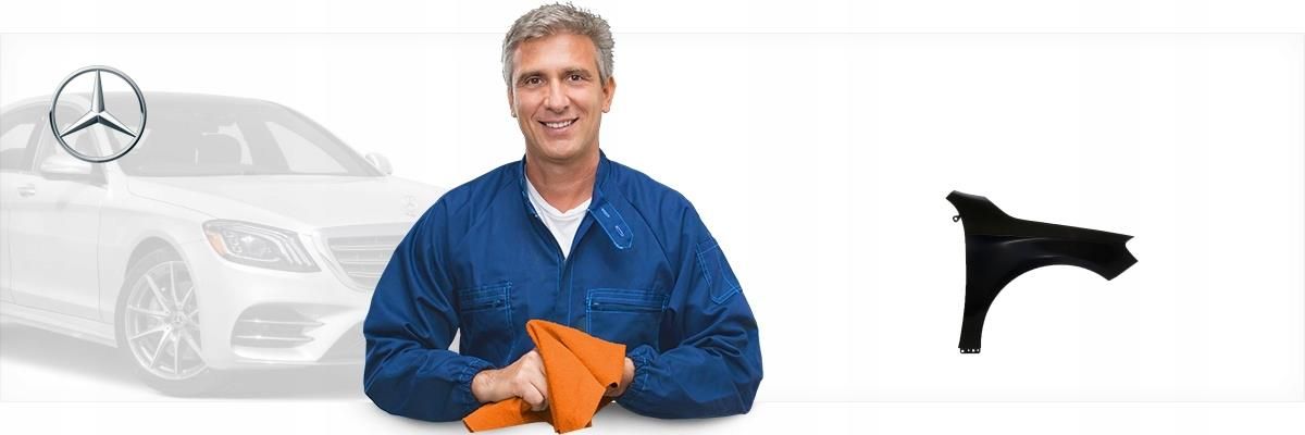 Błotnik samochodowy MERCEDES A W176 12- BŁOTNIK PRZEDNI LEWY 1768810101 ...