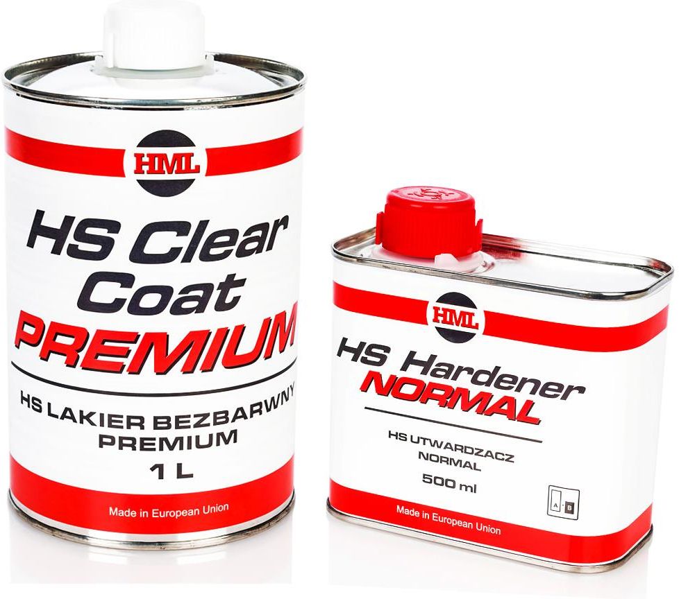 Hml Lakier Bezbarwny Hs Premium 1L + 0,5L Utw. - Opinie i ceny na Ceneo.pl