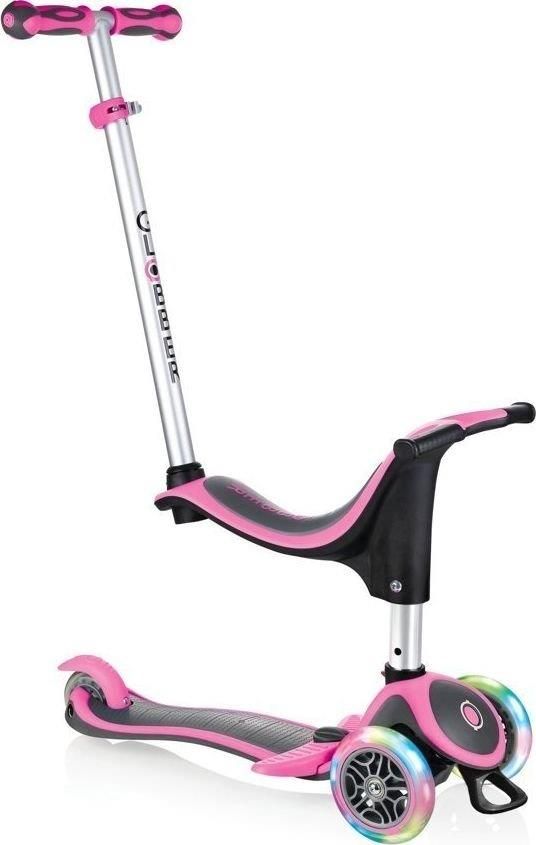Globber Hulajnoga Rowerek Biegowy Globber Evo 4W1 Lights 454 132S Pink ...