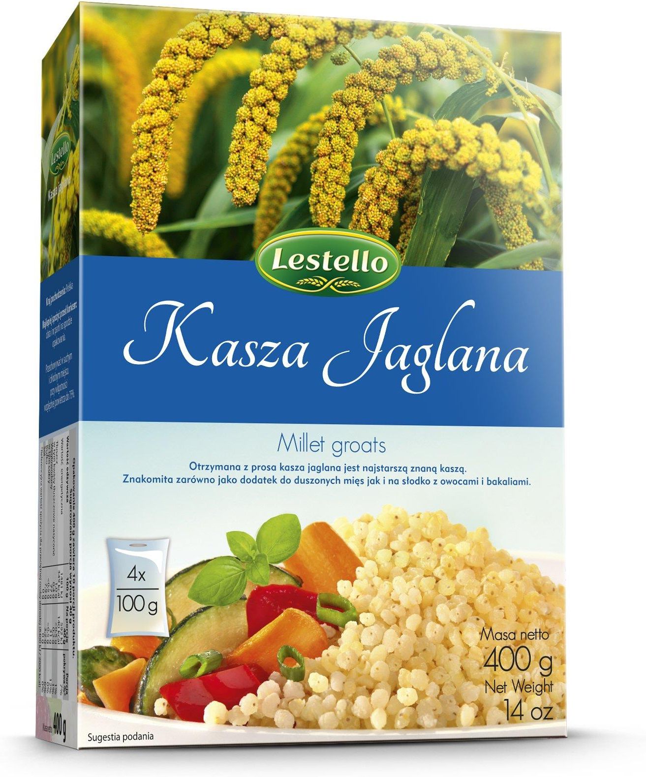 Lestello Kasza Jaglana 4X100G - Ceny i opinie - Ceneo.pl