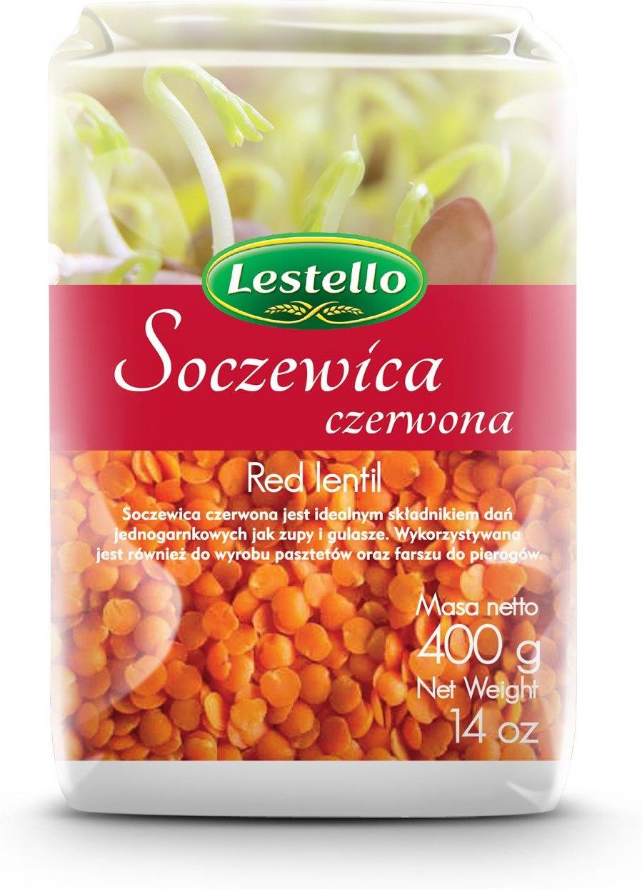 Lestello Stab Soczewica Czerwona 400G - Ceny i opinie - Ceneo.pl