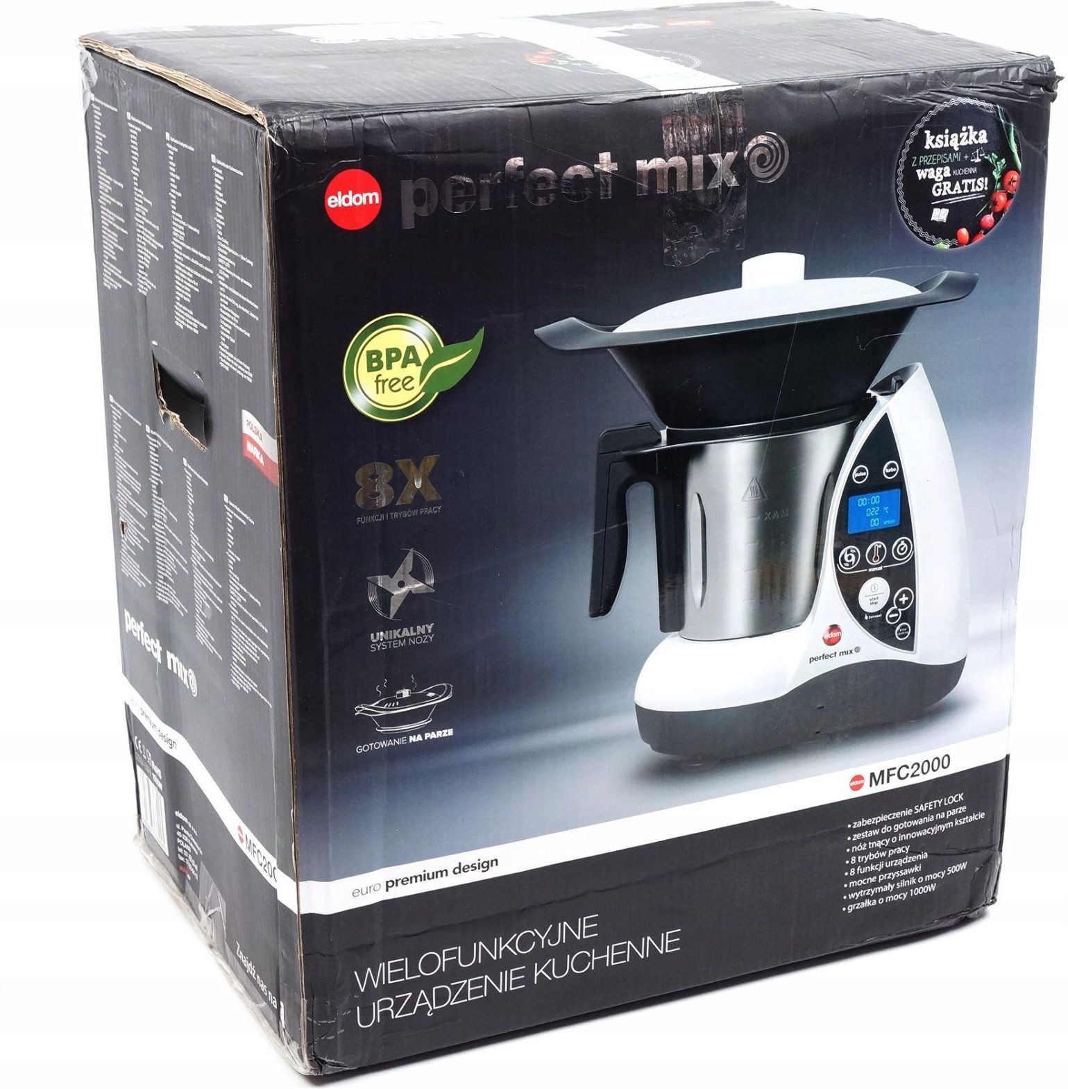 Outlet małe AGD Produkt z Outletu: Robot Eldom Perfect Mix MFC2000 jak Thermomix - Ceny i opinie ...