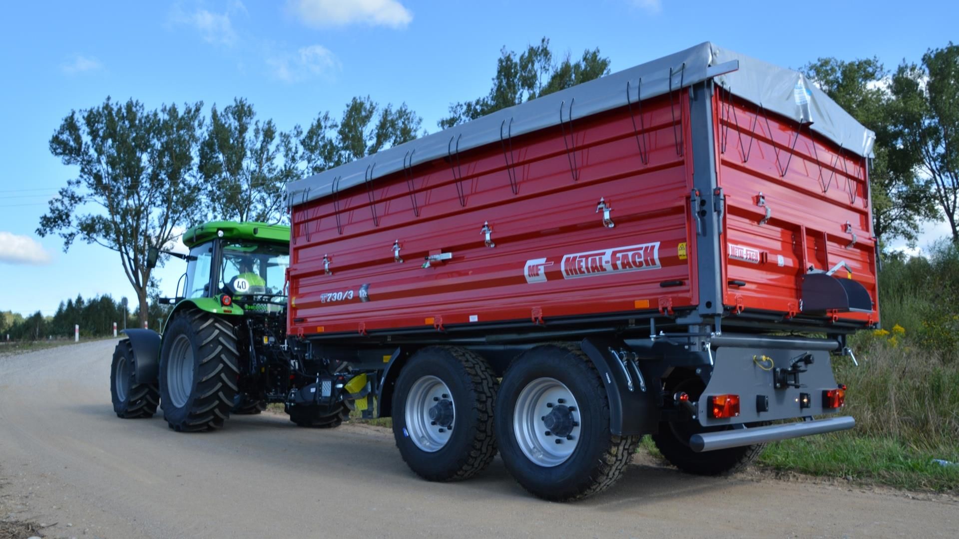 PRZYCZEPA ROLNICZA METAL-FACH T730/3 12 TON TANDEM - Opinie i ceny na Ceneo.pl