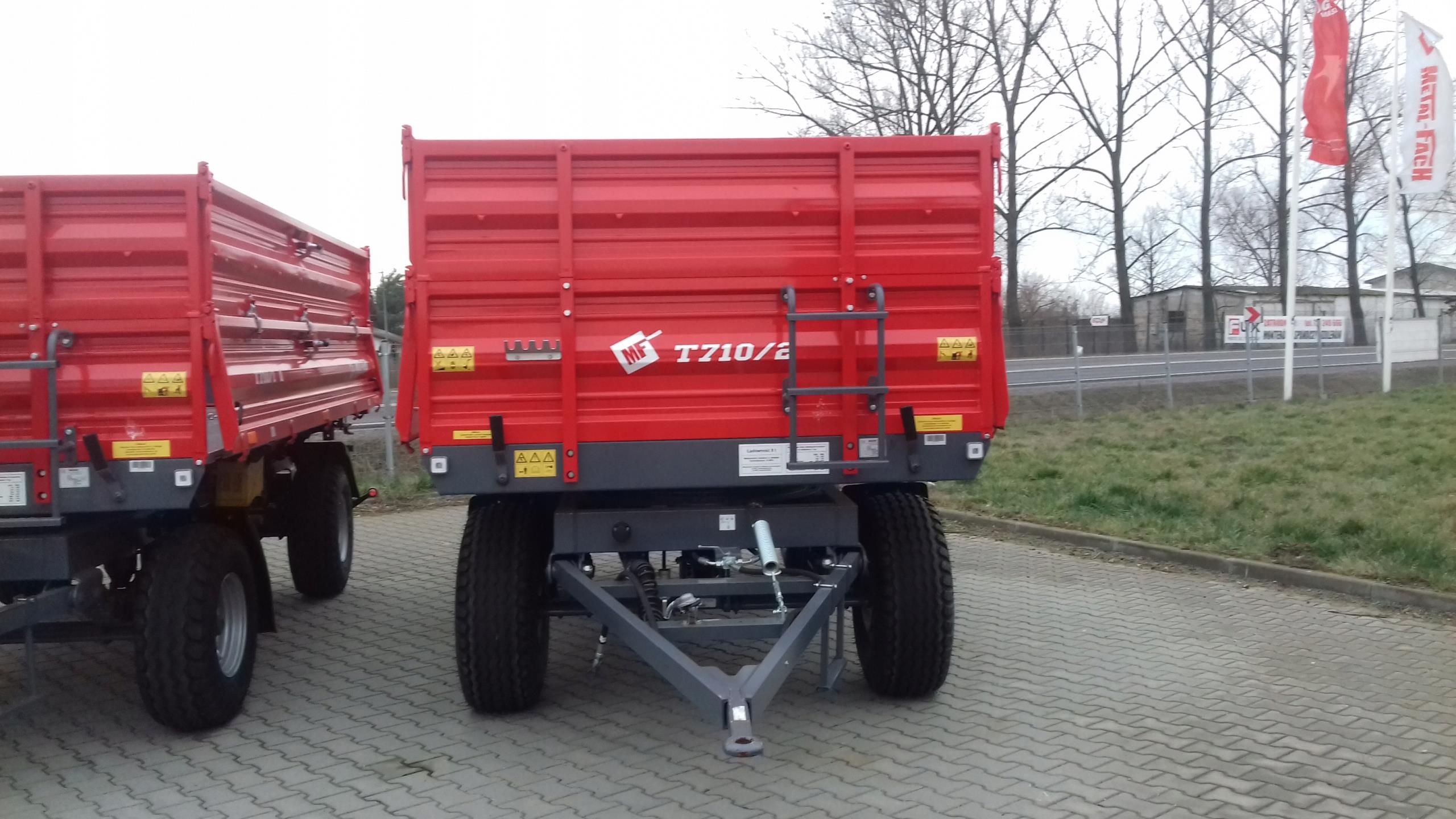 PRZYCZEPA ROLNICZA FIRMY METAL-FACH T710/2 8 TON - Opinie i ceny na Ceneo.pl