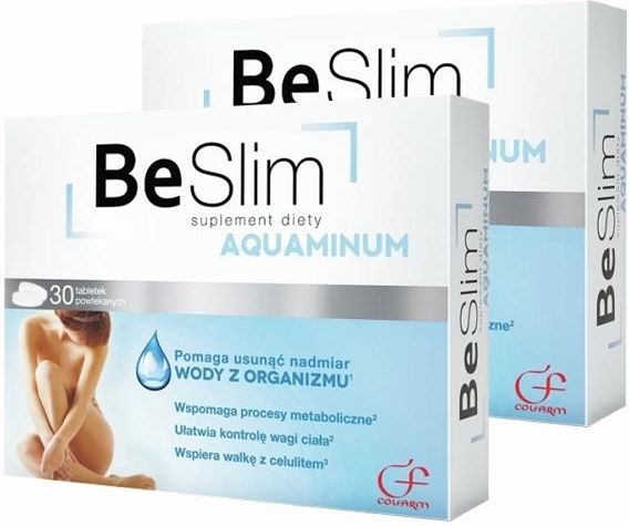 Colfarm Be Slim Aquaminum 2X30 Tabl - Opinie i ceny na Ceneo.pl