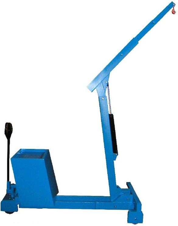 Urządzenie dźwigowe 61714830 Żuraw hydrauliczny ręczny z przeciwwagą ...